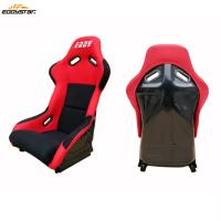 China EDDYSTAR Carbon Fiber Bucket Seats Dual Slider Easy Installation For Racing Car for sale
