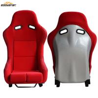 China EDDYSTAR Carbon Fiber Bucket Seats Dual Slider Easy Installation For Racing Car for sale
