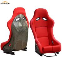 China EDDYSTAR Carbon Fiber Bucket Seats Dual Slider Easy Installation For Racing Car for sale