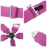 China EDDY Purple 5 Point Racing Seat Belt Harness SFI Certificate For Race Car for sale