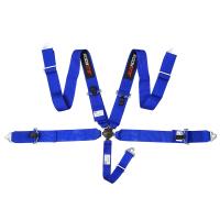 China Nylon Sports Style Racing Seat Belt Bule Three Inch Width For Automotive Safety FIA Certificate for sale