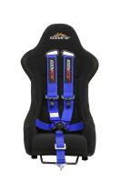 China Nylon Sports Style Racing Seat Belt Bule Three Inch Width For Automotive Safety FIA Certificate for sale