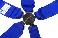 China Nylon Sports Style Racing Seat Belt Bule Three Inch Width For Automotive Safety FIA Certificate for sale