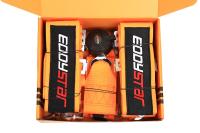 China EDDYSTAR Nylon Drift Car Racing Seat Belt Orange Color 5 Point Seat Belt for sale