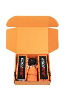China EDDYSTAR Nylon Drift Car Racing Seat Belt Orange Color 5 Point Seat Belt for sale