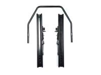 China Sports Racing Seat Universal Aluminum Black Seat  Bracket for sale