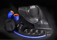 China Carbon Fiber Cold Air Induction Kit Improving Filtration For Audi Q5 1.8T for sale