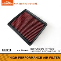 China Washable High Flow Panel Air Filter BESTUNE B70 1.5T Filtration Micro Particles for sale