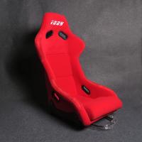 China Velvet Material Red Racing Seats Customizable Soft Racing Bucket Seats for sale