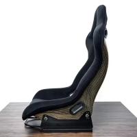 China Large Size Bucket Racing Seat Cushion Customizable Logo Black Racing Seats for sale