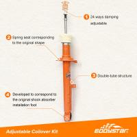 China 24 Level Adjustable Suspension Shock Absorbers Toyota Reiz Temperature Resistance for sale