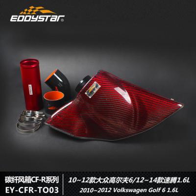 China Performance Boost Carbon Fiber Cold Air Intake for VW Golf for sale