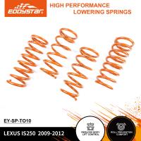 China EDDYSTAR High-Stiffness Progressive Sport Lowering Springs Set of 4 for LEXUS ES250 ES300 ES350 IS250 IS250C IS300 with 15% Stiffer Rear and Reduced Body Roll for sale