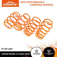 China EDDYSTAR High-Stiffness Progressive Sport Lowering Springs Set of 4 for LEXUS ES250 ES300 ES350 IS250 IS250C IS300 with 15% Stiffer Rear and Reduced Body Roll for sale