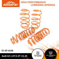 China EDDYSTAR High-Stiffness Sport Lowering Springs with Progressive Spring Rate and Precision Fitment for Audi A3 A4 for sale