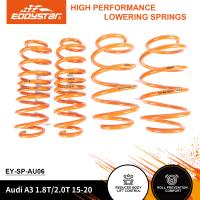 China EDDYSTAR High-Stiffness Sport Lowering Springs with Progressive Spring Rate and Precision Fitment for Audi A3 A4 for sale