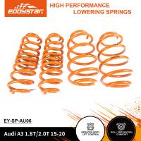 China EDDYSTAR High-Stiffness Sport Lowering Springs with Progressive Spring Rate and Precision Fitment for Audi A3 A4 for sale