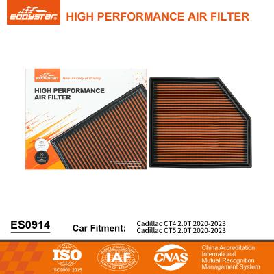 China EDDYSTAR Performance Air Filter for Cadillac LSY 2.0T/2.7T Engines – Direct OEM Fit for sale