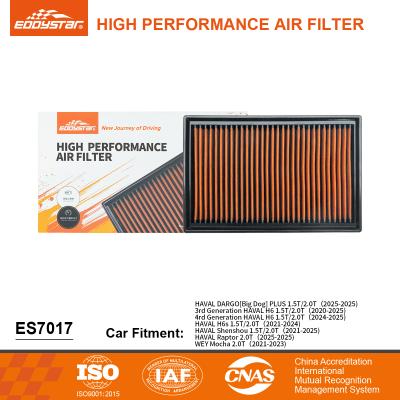 China EDDYSTAR Performance Air Filter for Haval H6/H9, Tank 300/500, WEY VV7 for sale
