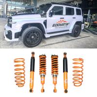 China EDDYSTAR 2″ Adjustable Lift Kit For GWM Tank 300 – 24-Way Damping, Off-Road Suspension for sale