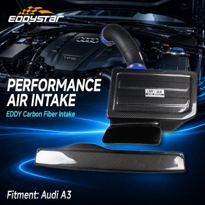 China EDDYSTAR Carbon Fiber Cold Air Intake for Audi A3 1.8T/2.0T 15-17 for sale