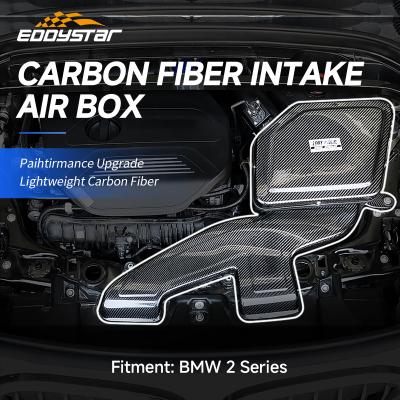 China EDDYSTAR Carbon Fiber Airbox Intake System For BMW 220i F45 F46 B38A 1.5T 2018 for sale
