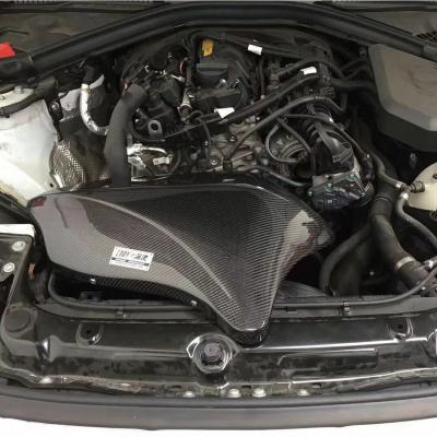 China EDDYSTAR Carbon Fiber Airbox Intake System For BMW 318i F30 F31 B38 1.5T 2016-2019 for sale
