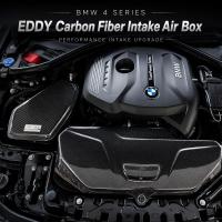 China EDDYSTAR Carbon Fiber Airbox Intake System For BMW 425i F32 F36 B48 2.0T 2017-2019 for sale