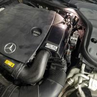 China EDDYSTAR Carbon Fiber Airbox Intake System For Mercedes M264 C200 C300 E200 E300 GLC260 GLC300 1.5T 2.0T 2019+ for sale