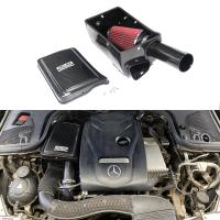 China EDDYSTAR Carbon Fiber Airbox Intake System For Mercedes W205 C200 C300 C350e M274 M264 2.0T 2014-2023 Heat-Shielded for sale