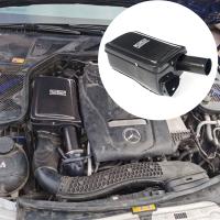 China EDDYSTAR Carbon Fiber Airbox Intake System For Mercedes W205 C200 C300 C350e M274 M264 2.0T 2014-2023 Heat-Shielded for sale