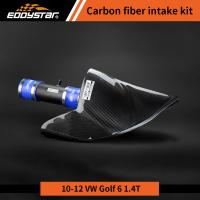 China EDDYSTAR Carbon Fiber Airbox Intake System For VW Golf 6 1.4T TSI EA111 2010-2012 for sale