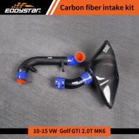 China EDDYSTAR Carbon Fiber Airbox Intake System For VW Golf GTI Mk6 2.0T EA888 2010-2013 for sale