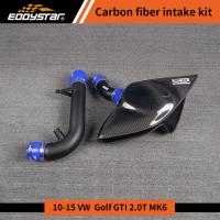 China EDDYSTAR Carbon Fiber Airbox Intake System For VW Golf GTI Mk6 2.0T EA888 2010-2013 for sale