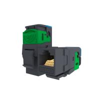 China Cat5E UTP Toolless Keystone Jack 180 Degree RJ45 Unshielded 125V 1.5A for sale