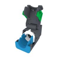 China Cat5E UTP Toolless Keystone Jack 180 Degree RJ45 Unshielded 125V 1.5A for sale