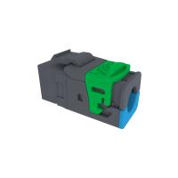 China Cat5E UTP Toolless Keystone Jack 180 Degree RJ45 Unshielded 125V 1.5A for sale