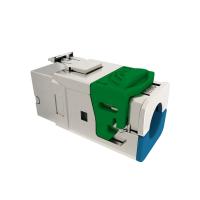 China RJ45 Shielded Toolless 180 Degree Cat5e STP Keystone Jack 125V 1.5A for sale