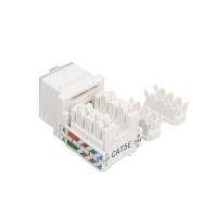 China RJ45 CAT5 Keystone Jack 180 Degree Female Connector 125V 1.5A for sale