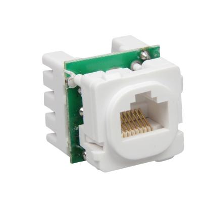 China Cat5E RJ45 Keystone Jack Wall Plate UTP Module 8P8C 125V 1.5A for sale