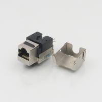 China RJ45 Cat5E connector 8p8c 90 degree UTP keystone jack for sale