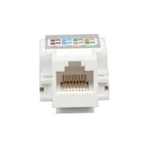 China Toolless 8P8C UTP Cat5E Keystone Jack 125V 1.5A for Network Wiring for sale
