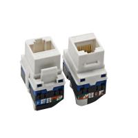 China RJ45 Cat5e 8p8c 90 Degree Keystone Jack Cat6a Verbinder for sale