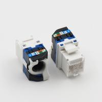 China RJ45 CAT5E UTP Ethernet Keystone Jack Modular Connector 125V 1.5A for sale