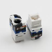 China RJ45 CAT5E UTP Ethernet Keystone Jack Modular Connector 125V 1.5A for sale