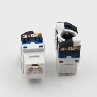 China RJ45 CAT5E UTP Ethernet Keystone Jack Modular Connector 125V 1.5A for sale