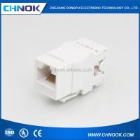 China AMP keystone jack rj45 cat5e UTP 8P8C connector 180 degree for sale