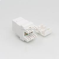 China AMP keystone jack rj45 cat5e UTP 8P8C connector 180 degree for sale