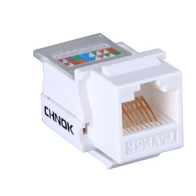 China RJ45 CAT5E Wall Plate Network Tolless Female Keystone Jack for sale