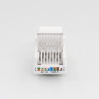 China RJ45 CAT5E Wall Plate Network Tolless Female Keystone Jack for sale